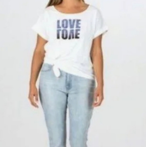 CAbi | Tops | Cabi Love Tshirt Womans Size L | Poshmark